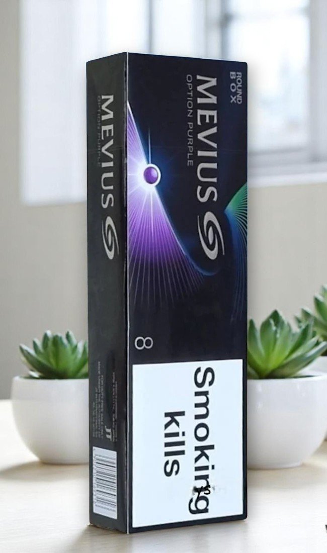 Mevius Option Purple 8 Blueberry & Menthol (1เม็ดบีบ) - 159xblix