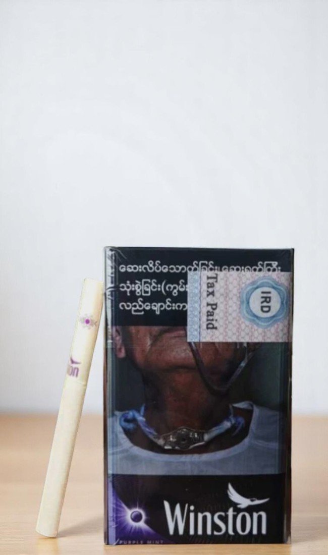 บุหรี่นอก Winston Purple Mint (1เม็ดบีบ) - 159xblix